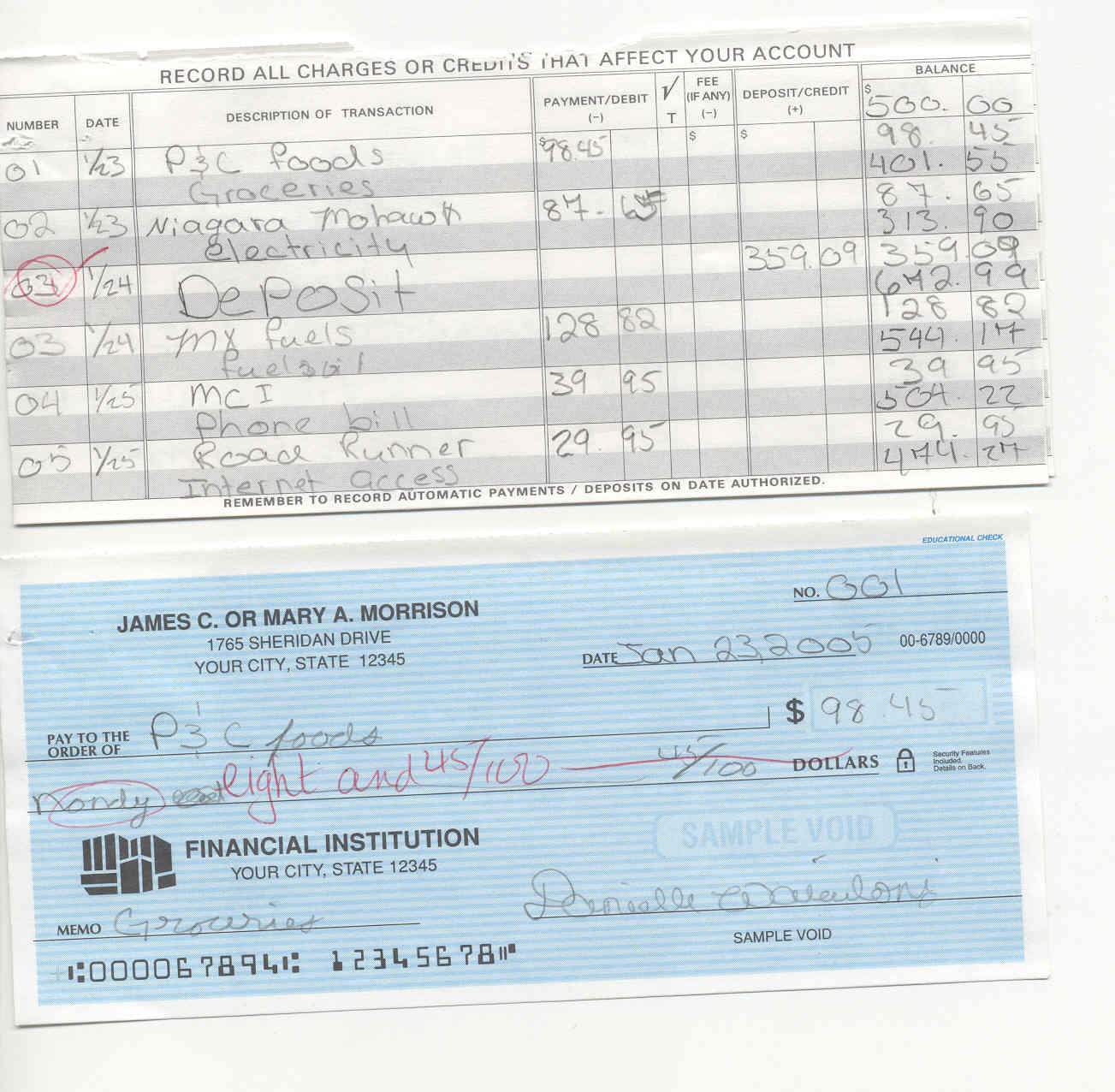 NYLearns.org - The Nitty-Gritty of Checkbooks by St. Lawrence-Lewis BOCES