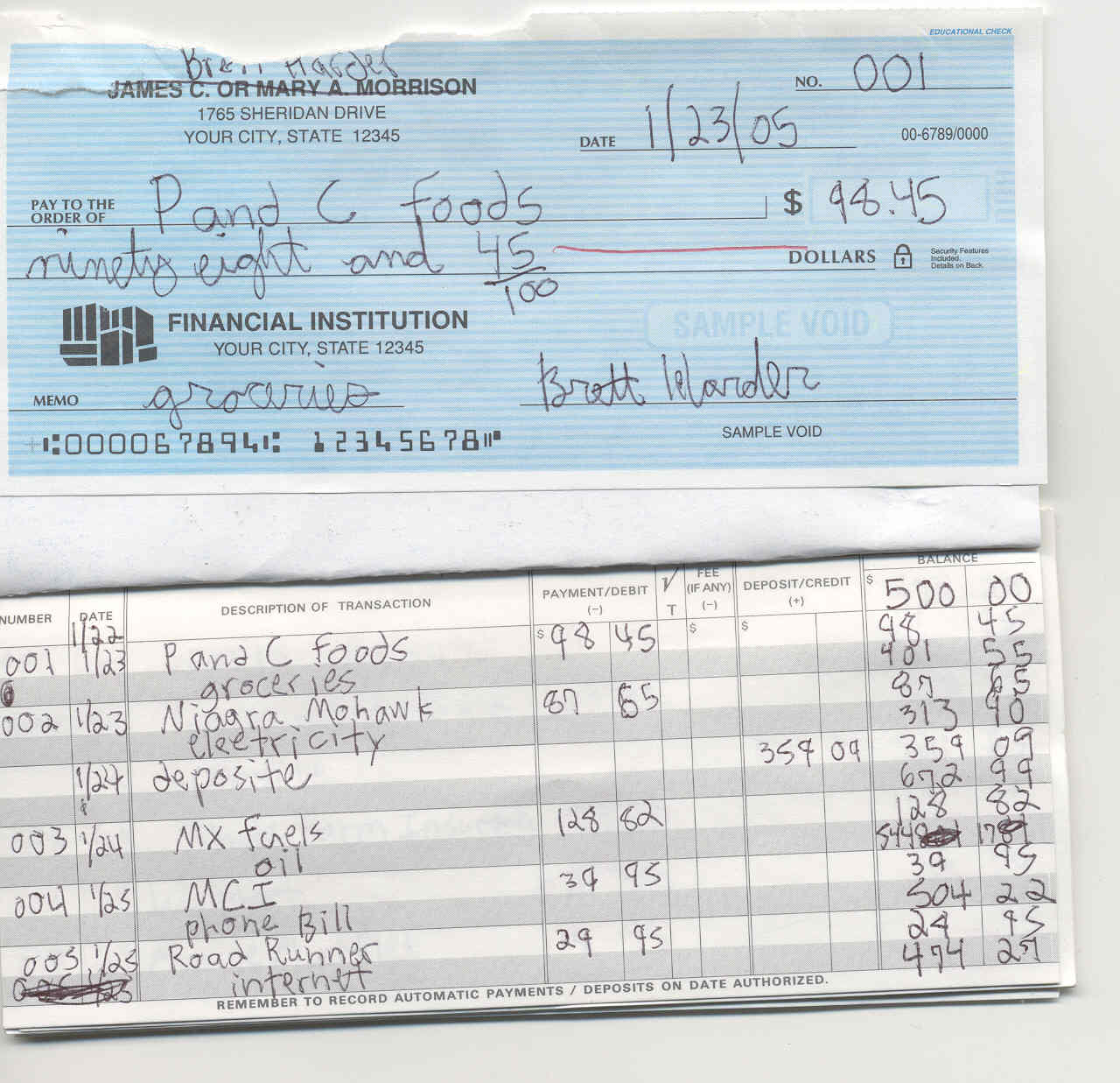 NYLearns.org - The Nitty-Gritty of Checkbooks by St. Lawrence-Lewis BOCES